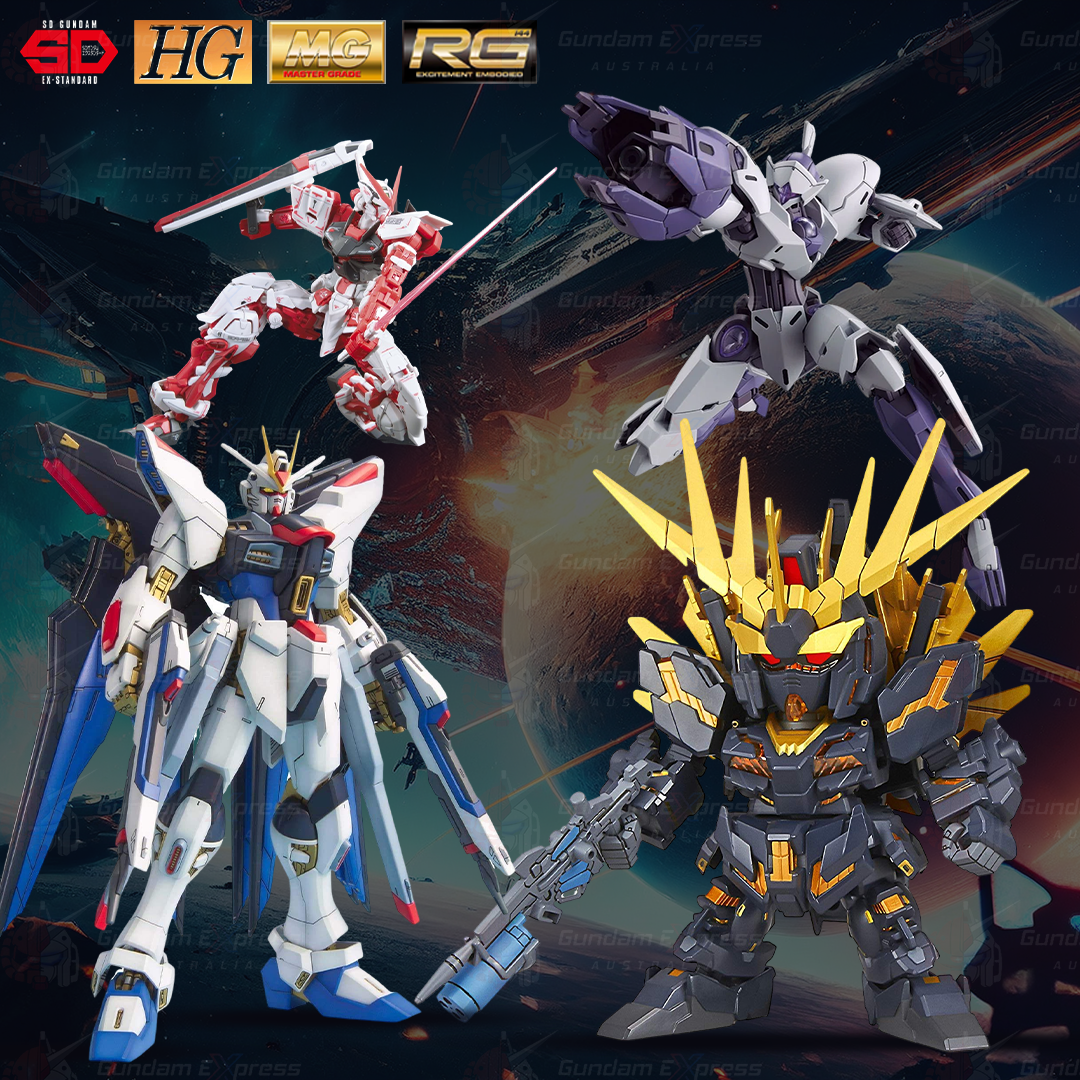 A Beginner’s Guide to Understanding Gundam Grades – Mecha Express Australia