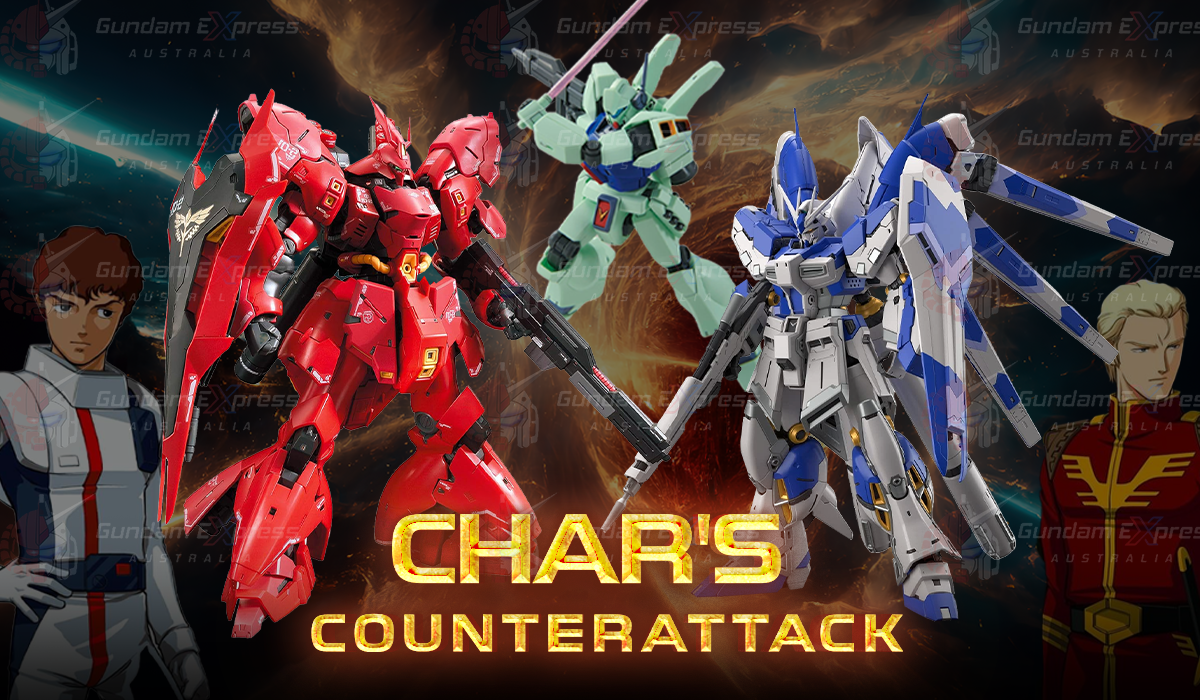 Buy Gundam: Char's Counterattack Model Kits – Mecha Express Australia